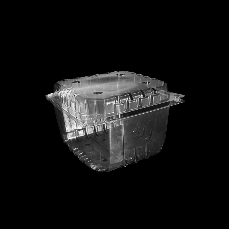 C1028 3 lb Grape Clamshell (127mm) - Midlantic Labeling and Packaging