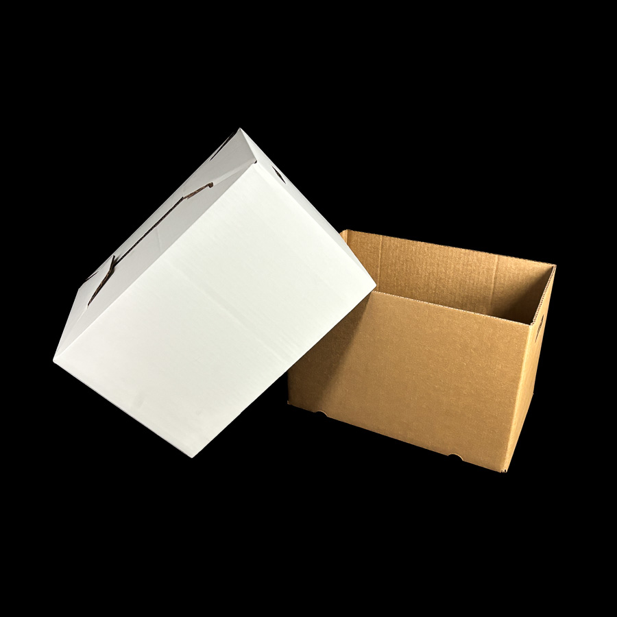 A5499 Telescoping Lid Plain White – Midlantic Labeling and Packaging